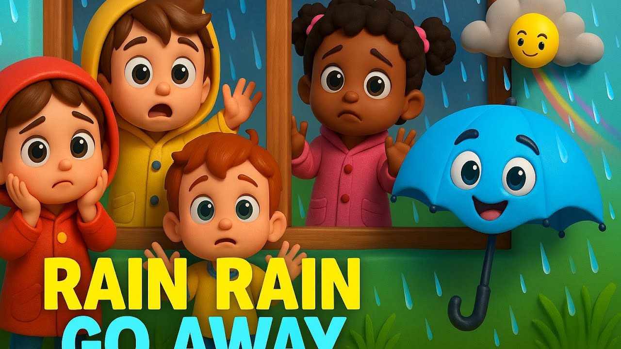 Rain Rain Go Away | 3D Animated Nursery Rhyme for Kids | Fun Rain Song for Children - YouTube