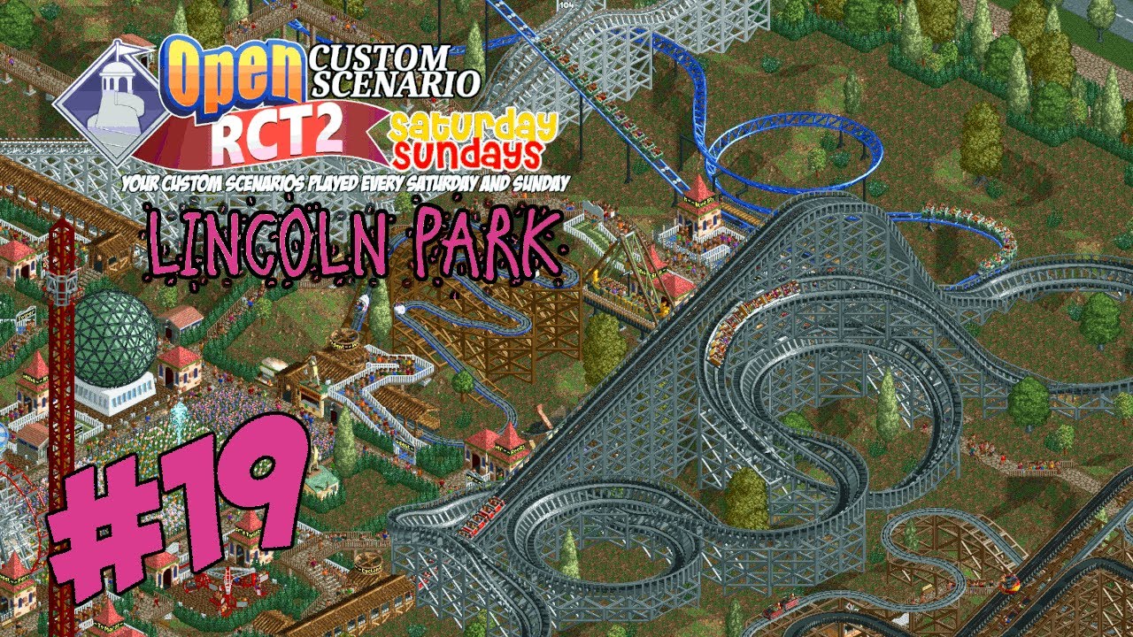 Lincoln Park | OpenRCT2 Custom Scenarios #19 - YouTube