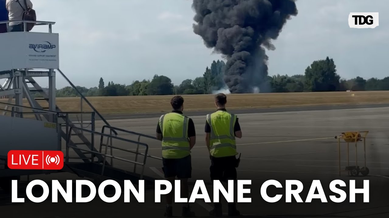 London Plane Crash News LIVE: Blaze Erupts After Plane Crash at ...