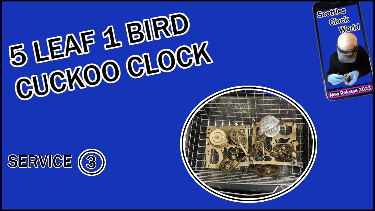 5 Leaf 1 Bird 30 Hour Regula 25 Mechanical Black Forest Carved Cuckoo ...