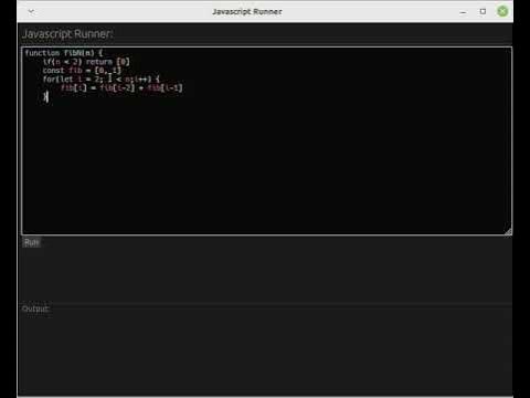 Execute Javascript code in Rust Application. - YouTube