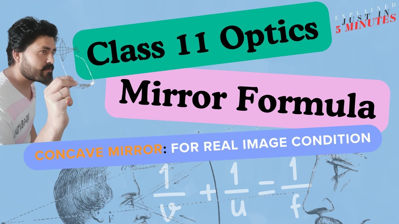 Mirror Formula For Concave Mirror || Real Image Condition || Mirror ...