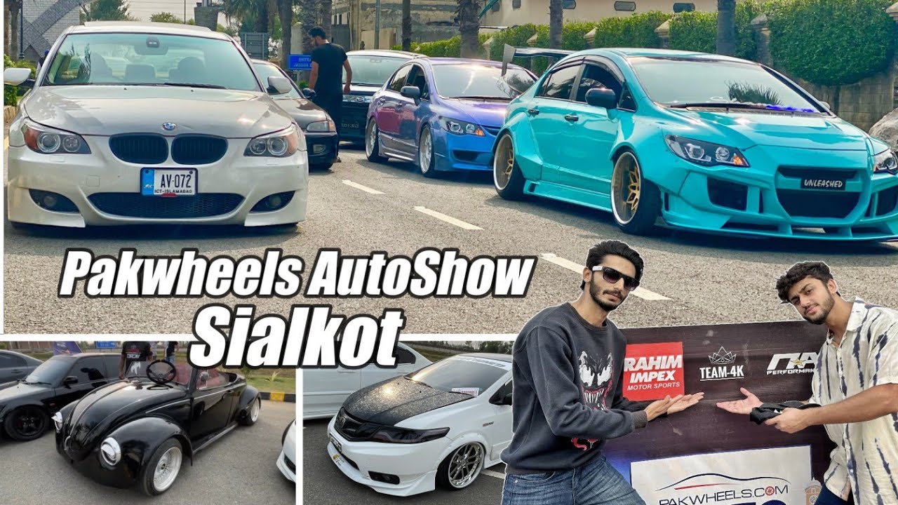 Pakwheels Auto Show Sialkot 🤩 Team 4K - YouTube