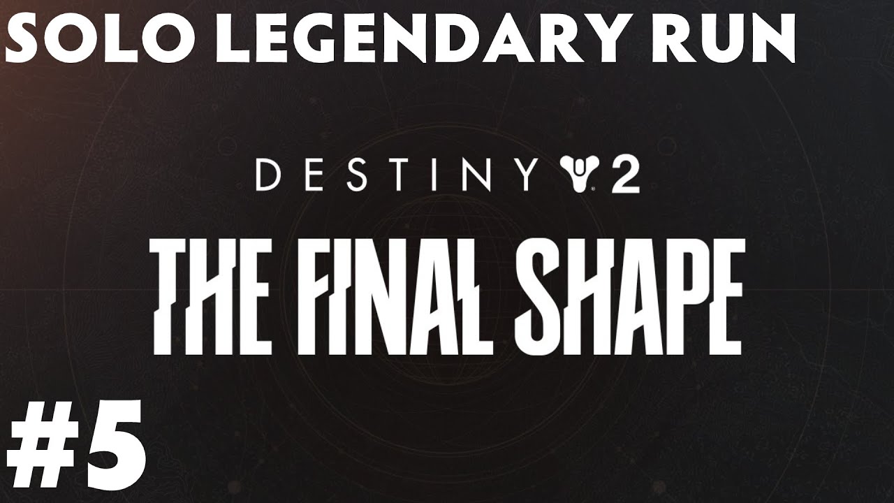 Destiny 2 The Final Shape Solo Legendary Run (#5) - Crow - YouTube