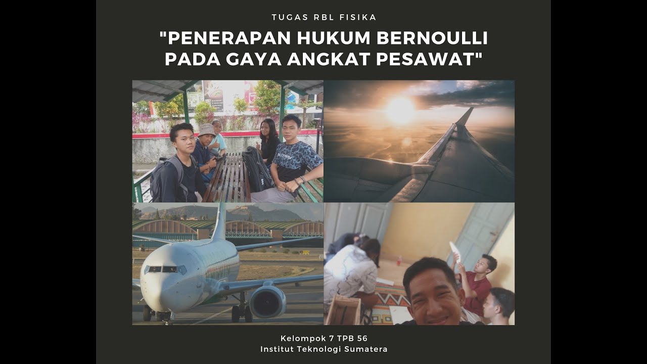 Tugas RBL | Penerapan Hukum Bernoulli Pada Gaya Angkat Pesawat | TPB 56 ...