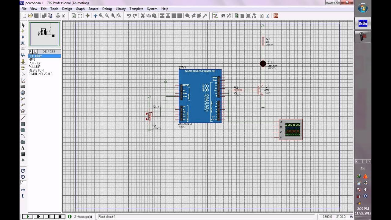 generator gelombang dengan adjustable frekuensi - YouTube