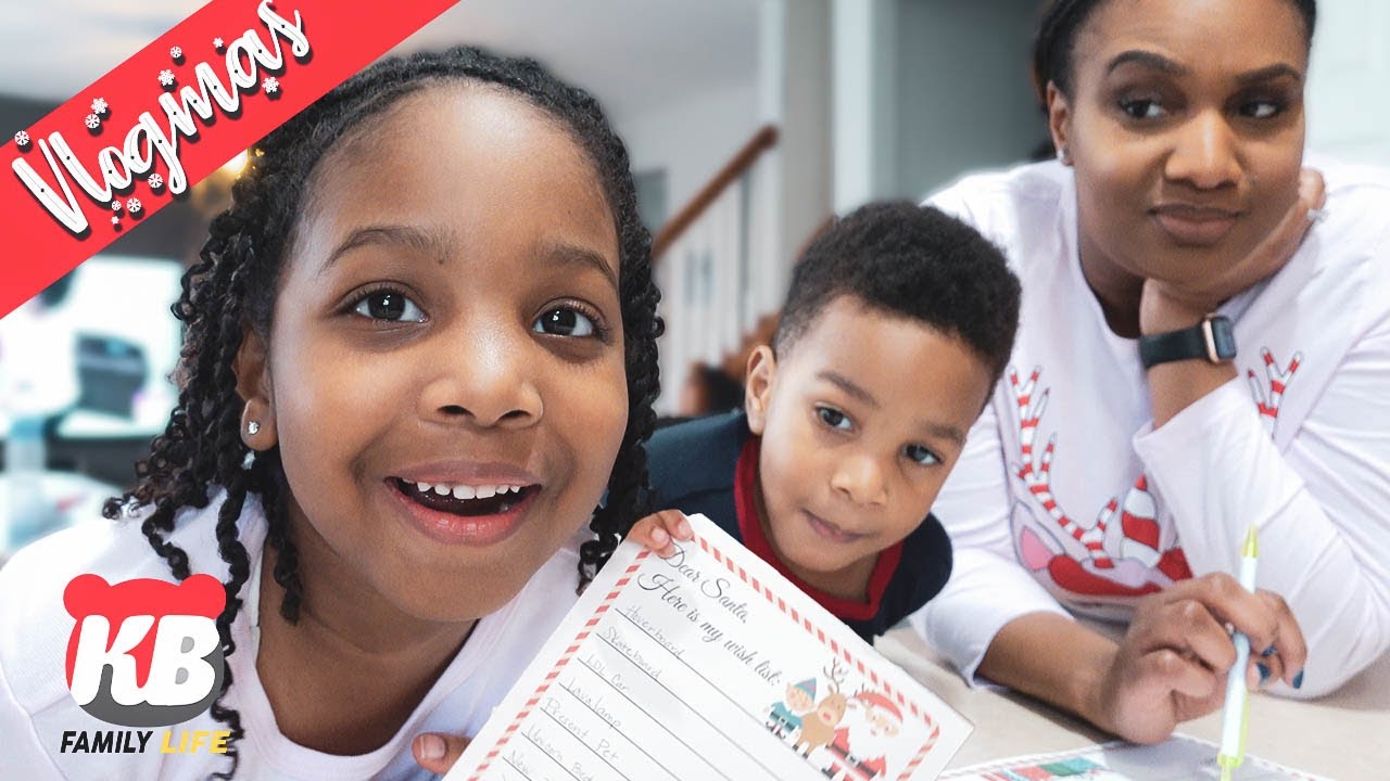 You Asked for WHAT?!? WRITING CHRISTMAS LETTERS TO SANTA | KB FAMILY ...