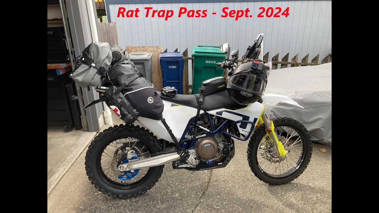 Rat Trap Pass/Motocamping Sept 2024 (Husky 701) - YouTube