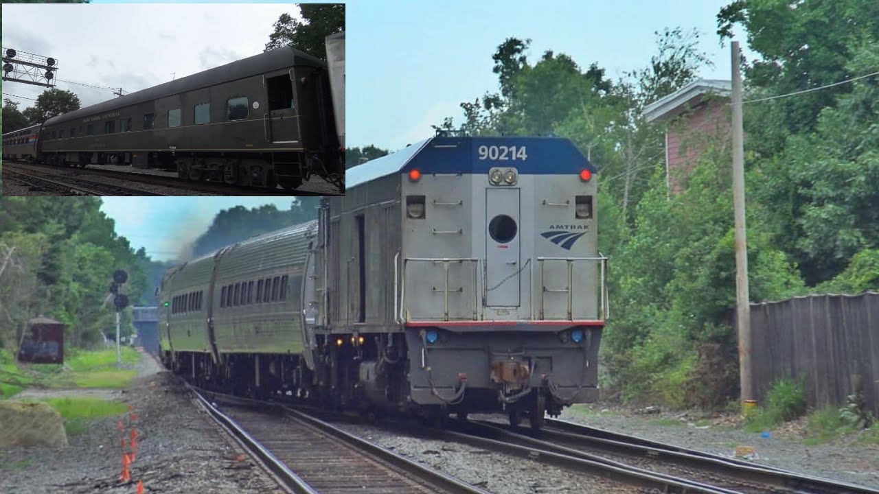 Rare Amtrak Lake shore limiteds! Ft.NPCU&Private Cars! - YouTube