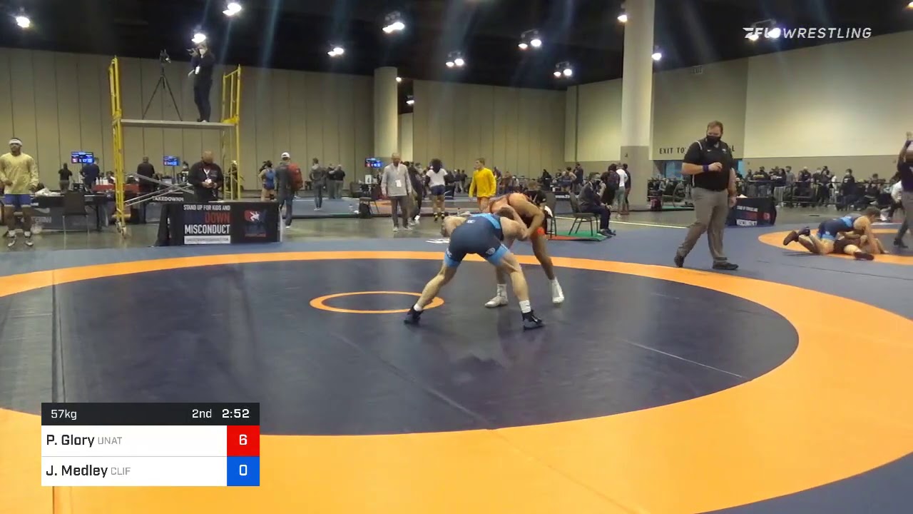 57 Kg Prelims Patrick Glory Unattached Vs Jack Medley Cliff Keen ...