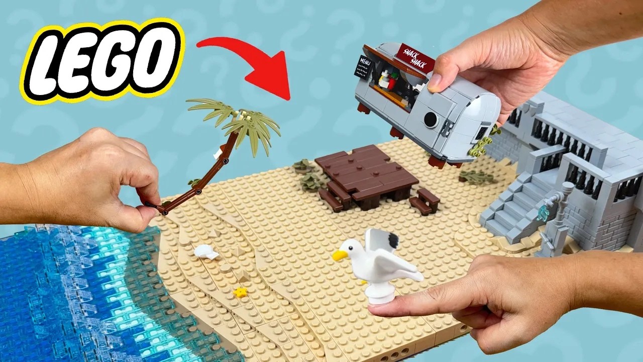 LEGO City Build - Beach with promenade is here... Episode 9 - YouTube