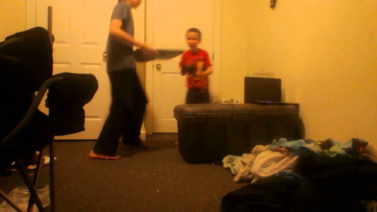 Crazy brother smashes tv - YouTube