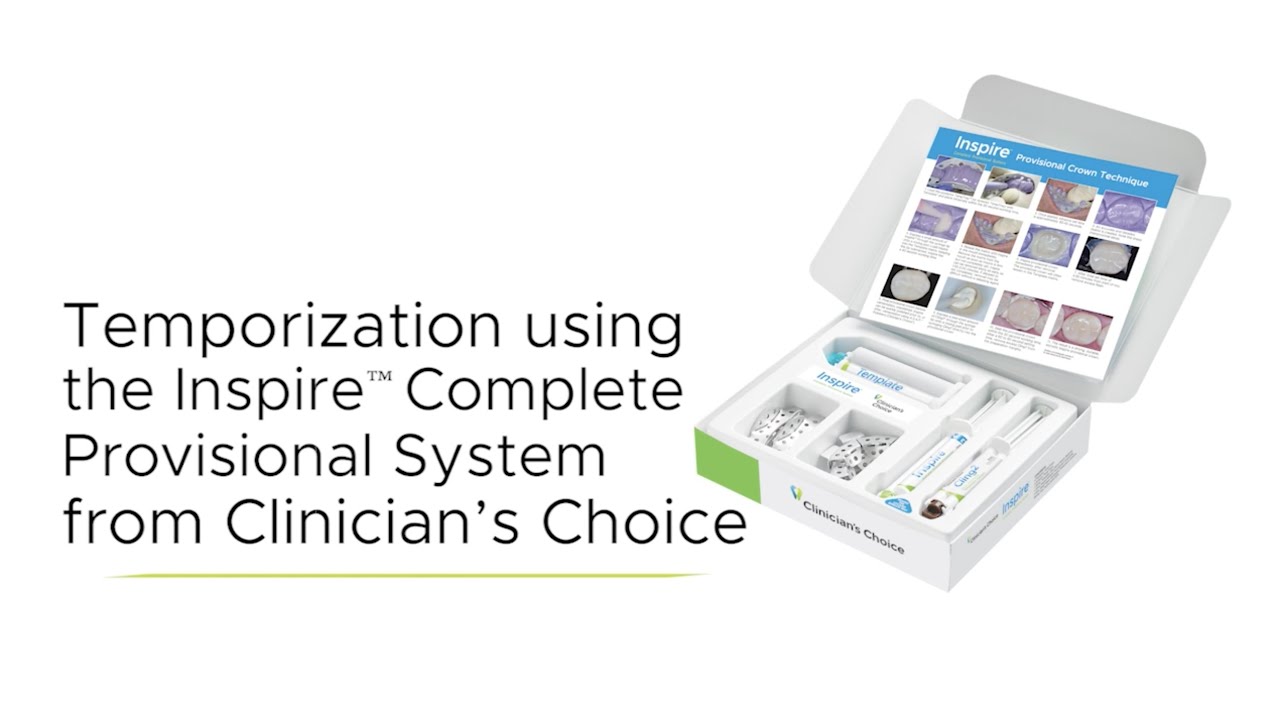 Temporization using the Inspire™ Complete Provisional System - YouTube