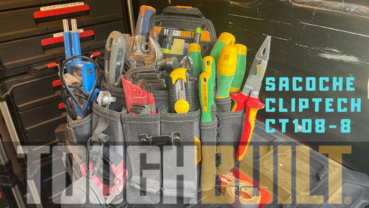 Pochette Toughbuilt Cliptech CT 180 8 - YouTube