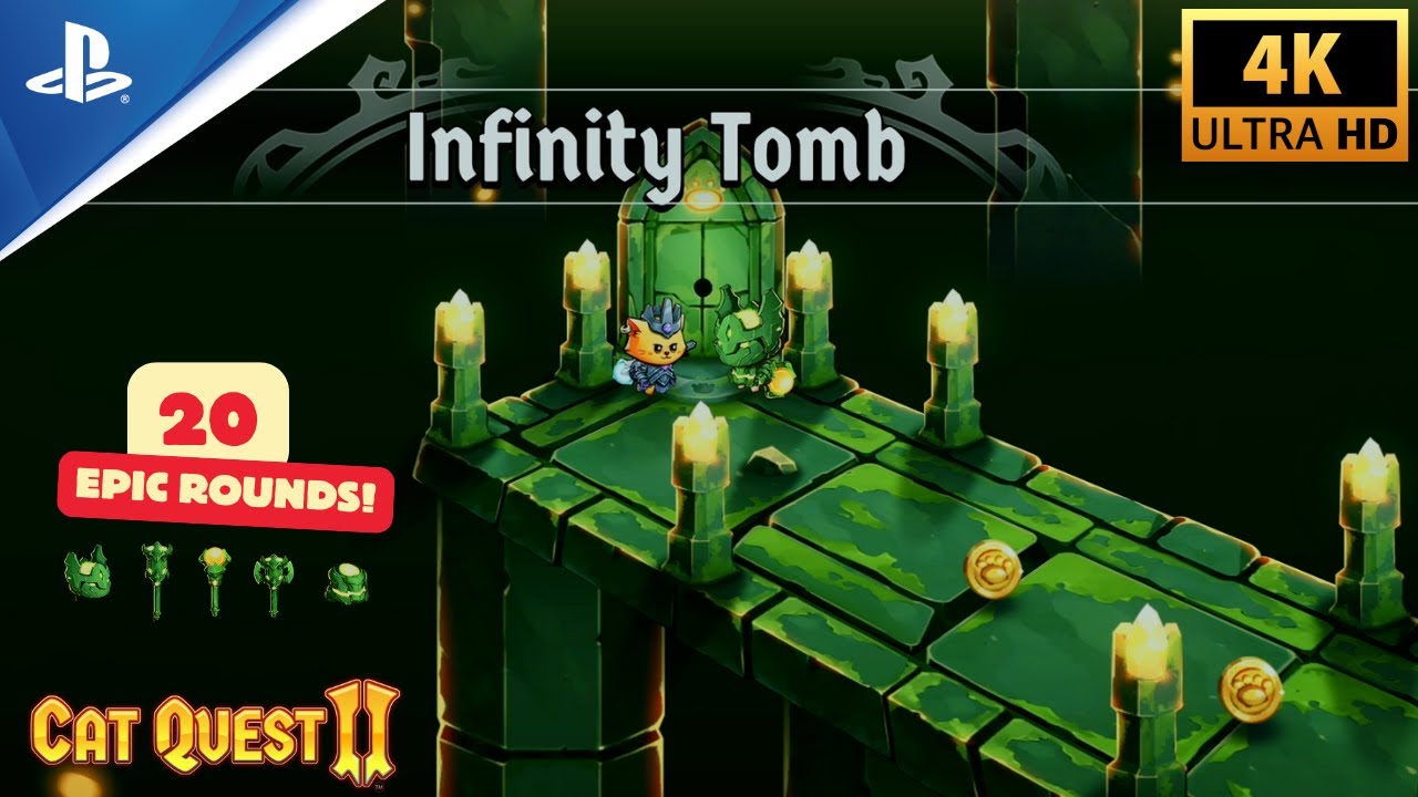 Cat Quest II: Infinite Tomb Secret Dungeon ⚔️ 20 Rounds to Hidden ...
