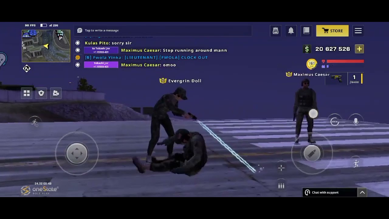 Evergrin Doll & Maximus Caesar ( Tazing for no reason ) - YouTube