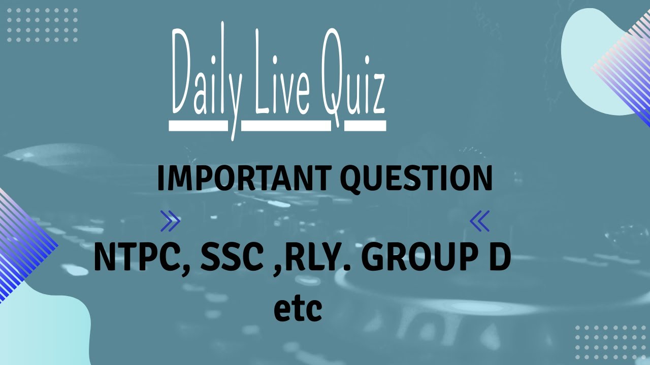 LIVE QUIZ IMPORTANT QUESTIONS YouTube live-quiz-important-questions-youtube