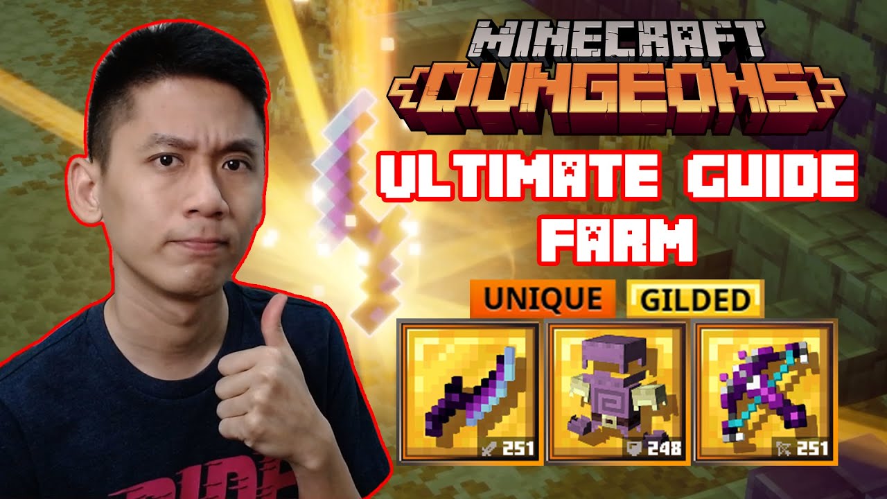 Minecraft Dungeons Ultimate Guide Farm Gilded Swift Striker, Sturdy ...
