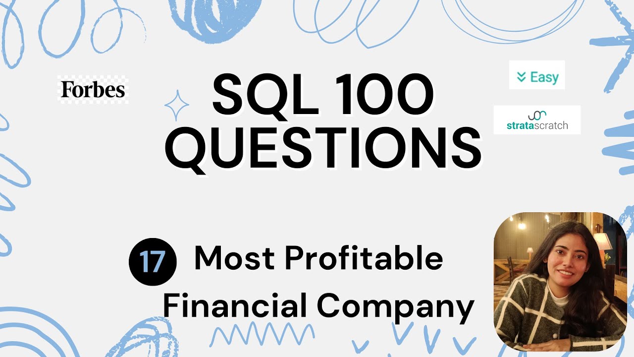 Day 17/100: Most Profitable Financial Company Using SQL #forbes - YouTube