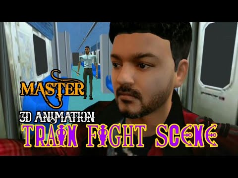 Master - Metro Fight Scene 3d Animation Vijay vs Sethupathi - YouTube