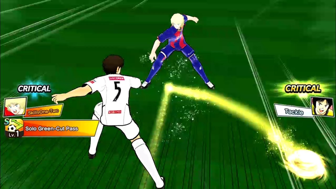 Solo Green-Cut Pass (Michael) - Captain Tsubasa Dream Team Skill - YouTube