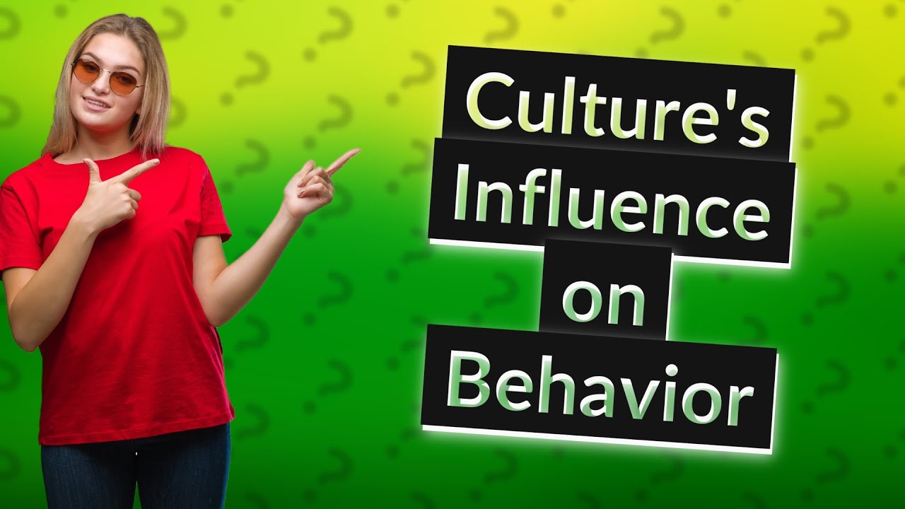 How Does Culture Influence Our Behavior? - YouTube
