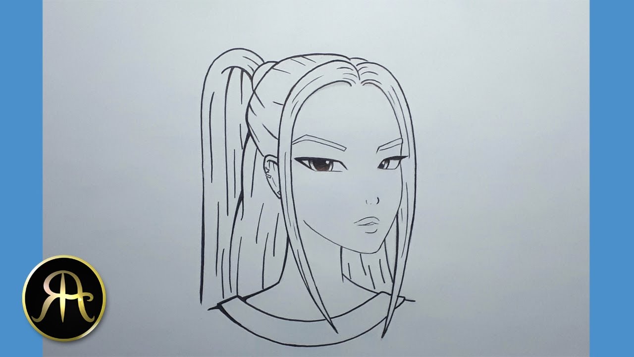How to draw Mira | KPop Demon Hunters | Huntrix | Step by step tutorial ...