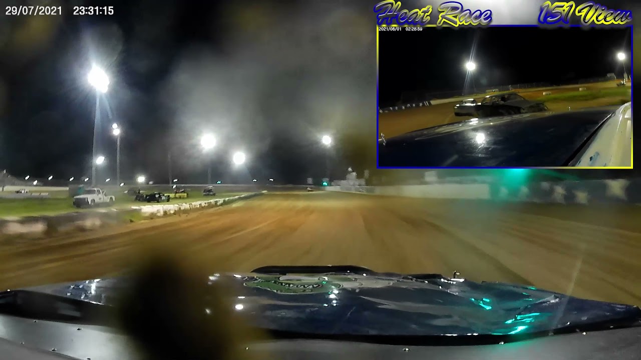 Putnam County Speedway - 9/24/21 - Real Stocks - Heat Race - #151 car ...