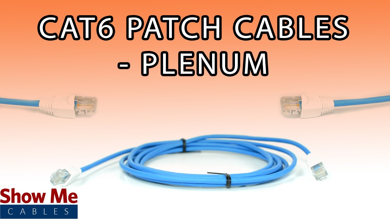 Cat6 Plenum Patch Cables - Quickly & Easily Connect Your Network - YouTube