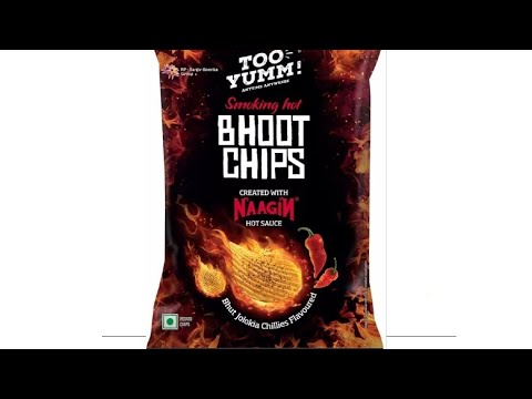 TOO YUMM BHOOT CHIPS WITH NAGIN SAUCE - YouTube