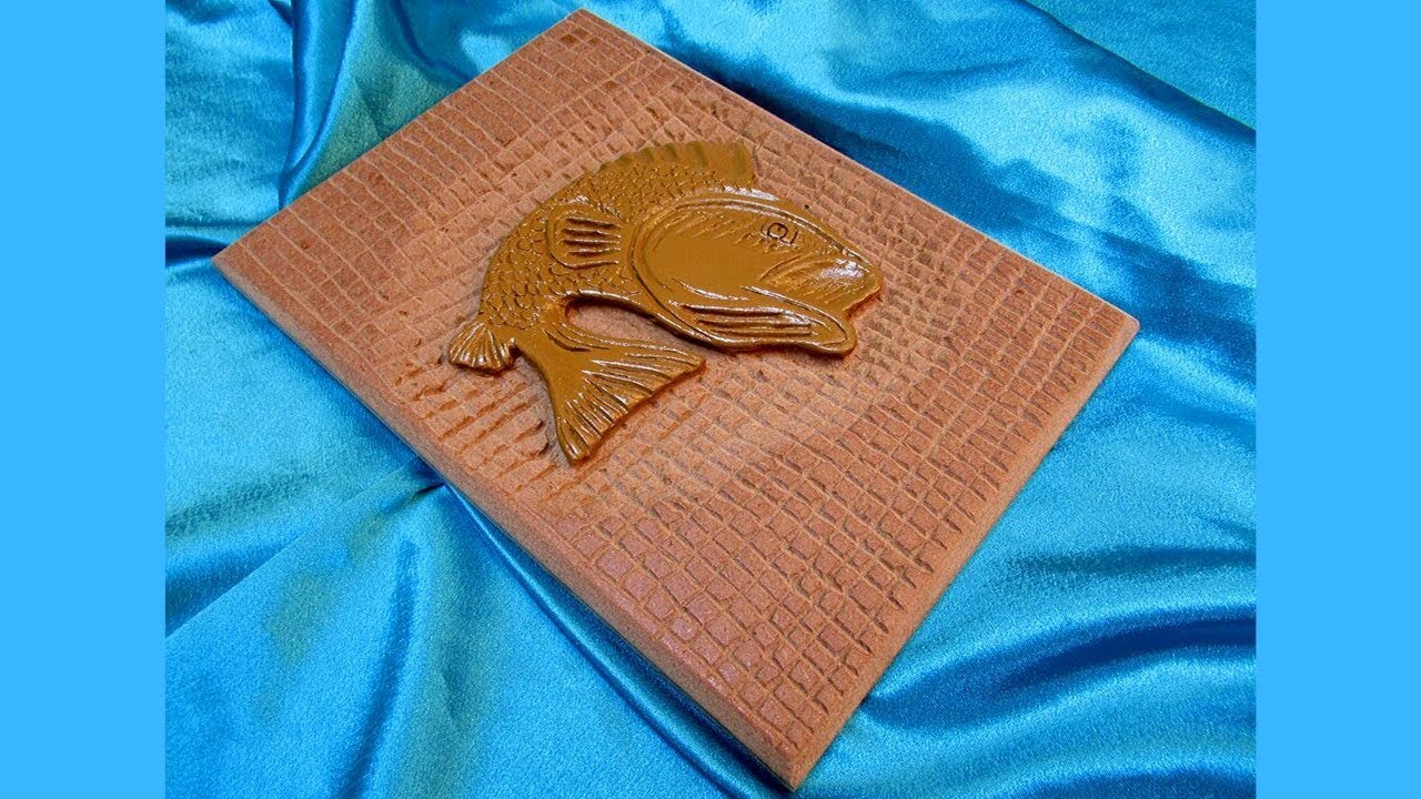 Wood carving | Carving a fish relief on MDF using a dremel rotary tool ...