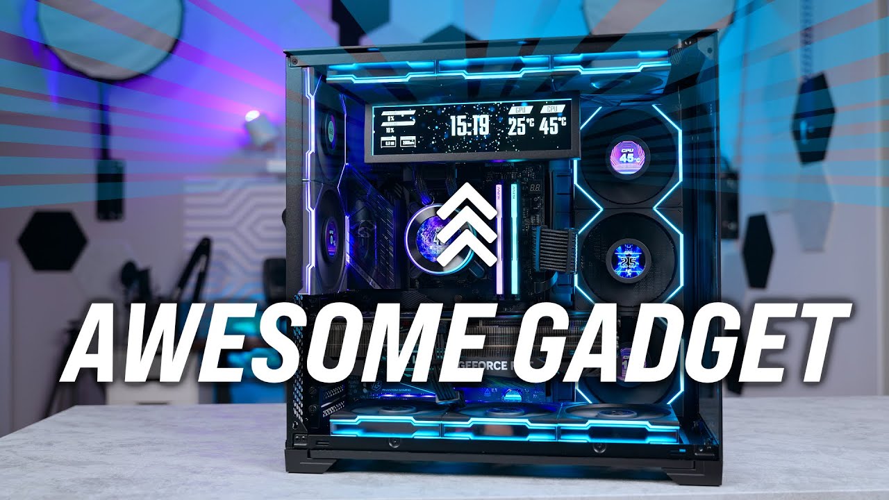 Lian Li 8.8" Universal Screen that fits anywhere! - YouTube