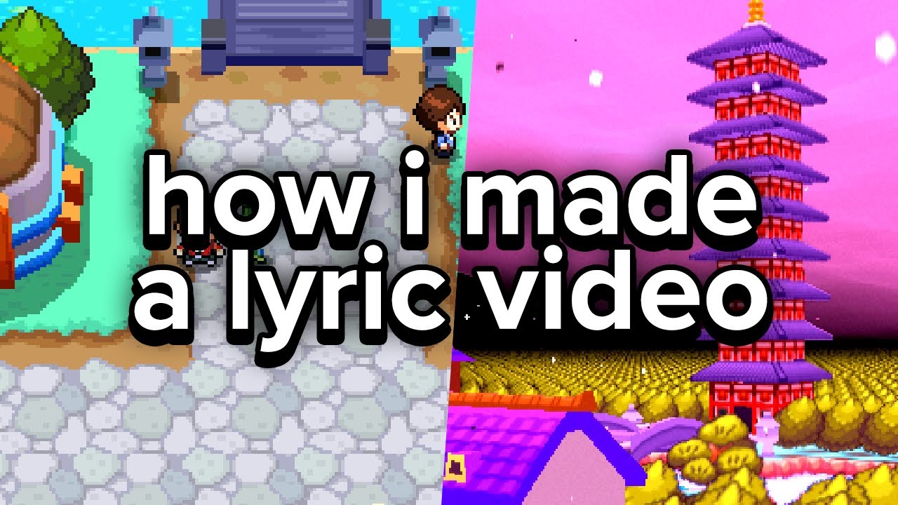 Making A Lyric Video With Pokemon Assets | "No More" Lyric Video Behind ...
