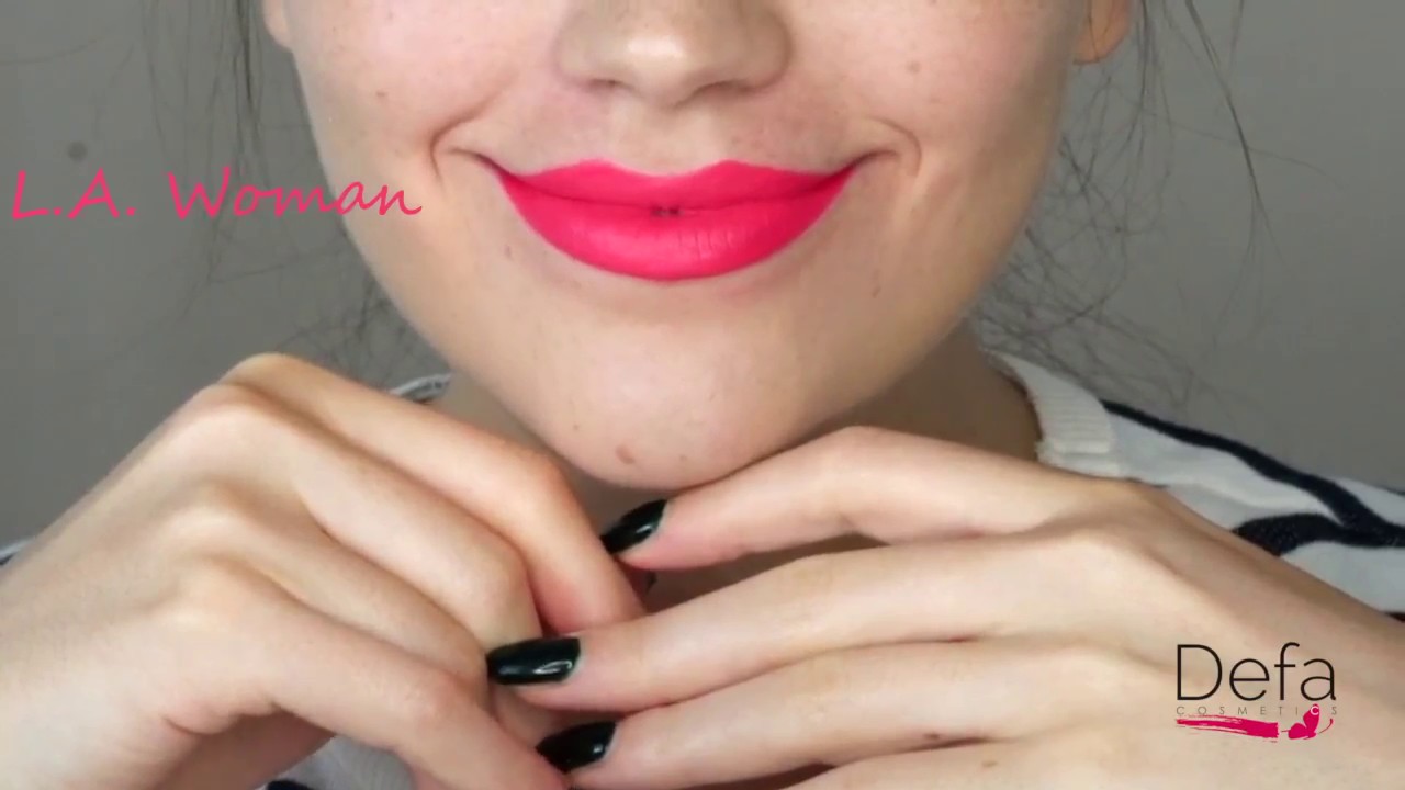 Velvet Matt Lipsticks video swatches || Defa Cosmetics - YouTube