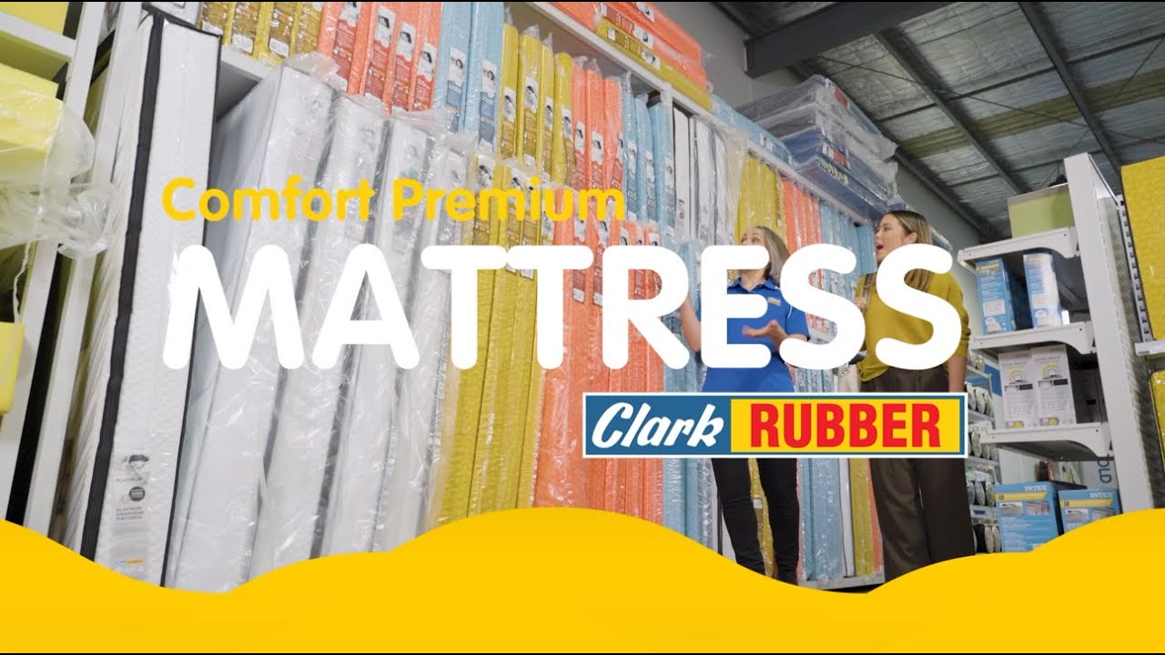 Comfort Premium Mattresses with Clark Rubber - YouTube