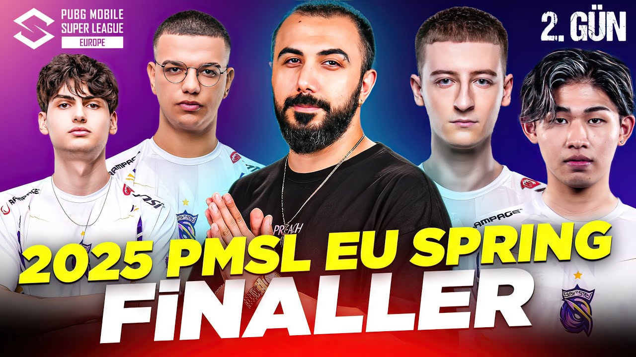 S2G E-SPOR 2025 PMSL EU SPRING BÜYÜK FİNALLER 2. GÜN!! | PUBG MOBILE ...