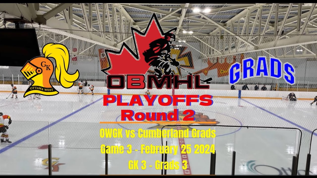 OWGK U13 OBMHL Playoffs Round 2 Game 3 vs Cumberland Grads February 25 ...