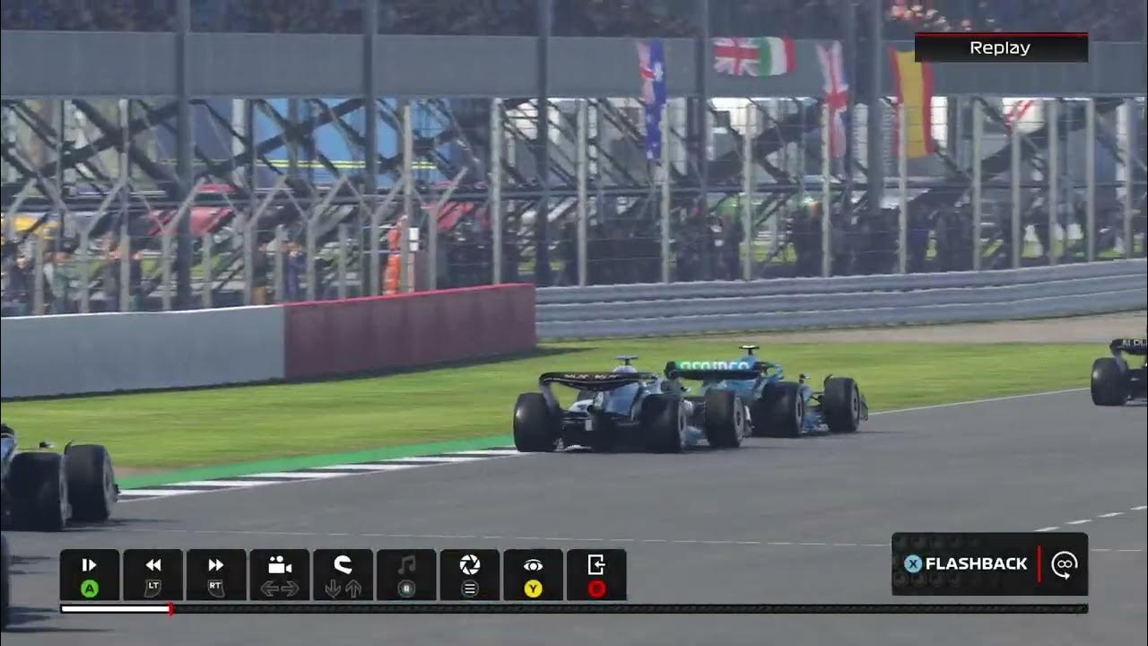 F1 22 My Team Career Season 1 Race 10 Silverstone Great Overtake On f1-22-my-team-career-season-1-race-10-silverstone-great-overtake-on