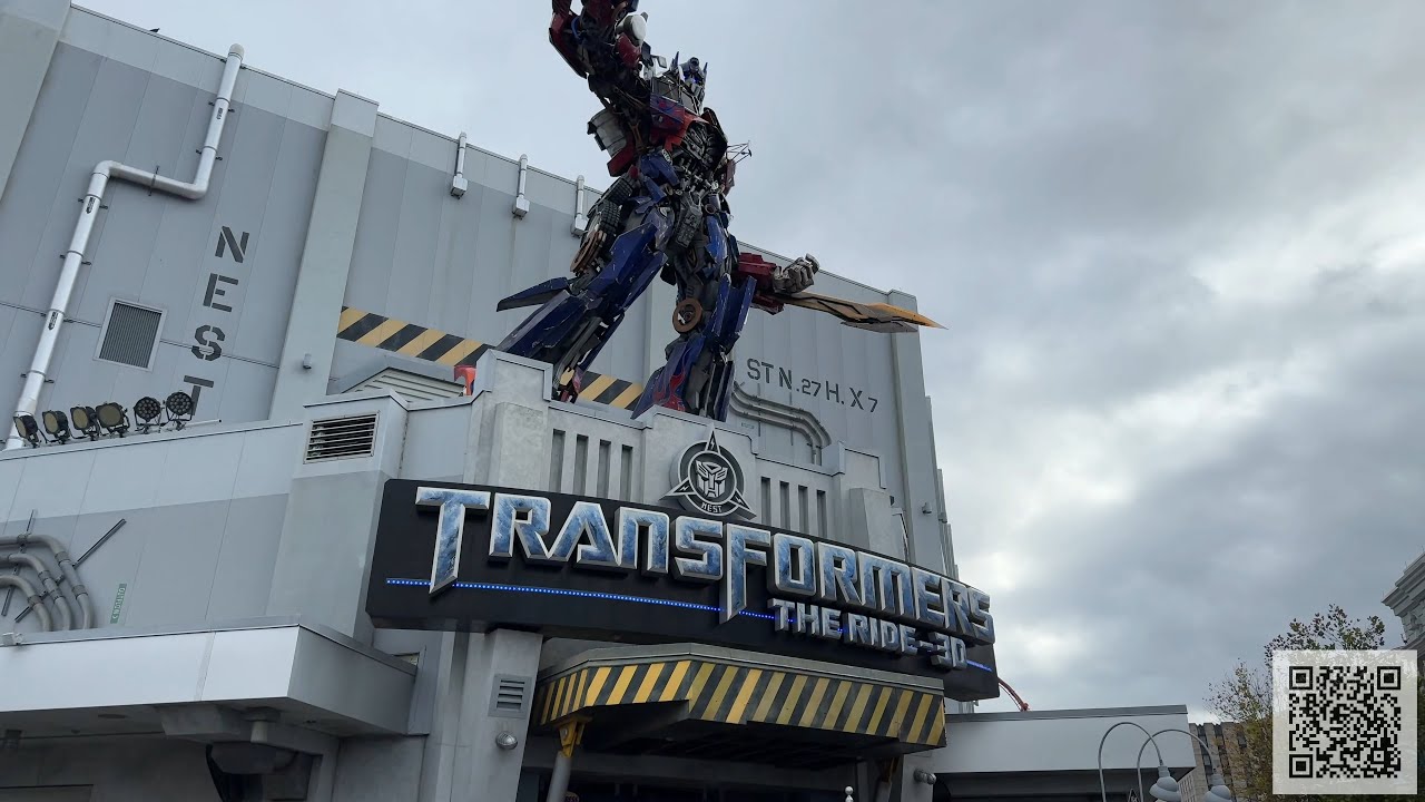 Transformers, the Ride 3-D - YouTube