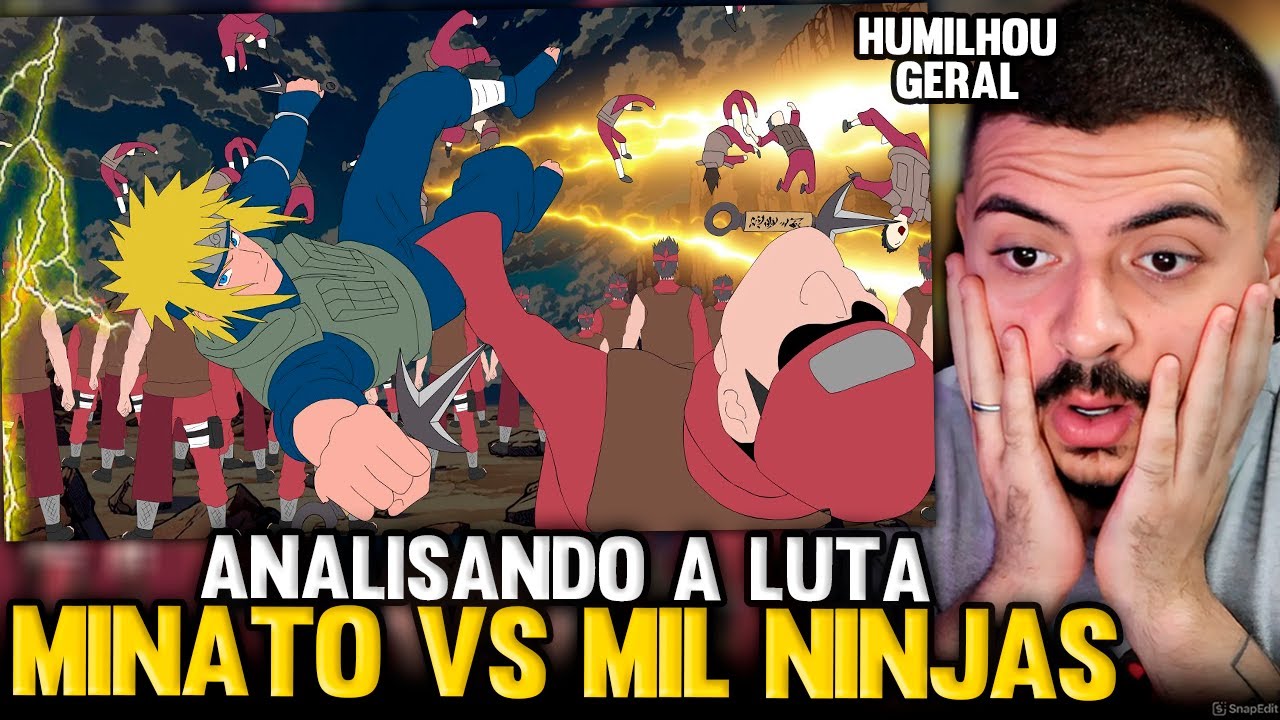 KAMUZ REAGE: MINATO vs 1.000 NINJAS DA VILA DA PEDRA - QUEM VENCEU? | Fan Animation - YouTube