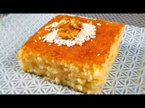 Easy Milk Semolina Cake Recipe | Light Sweet And Very Tasty | Turkish ...