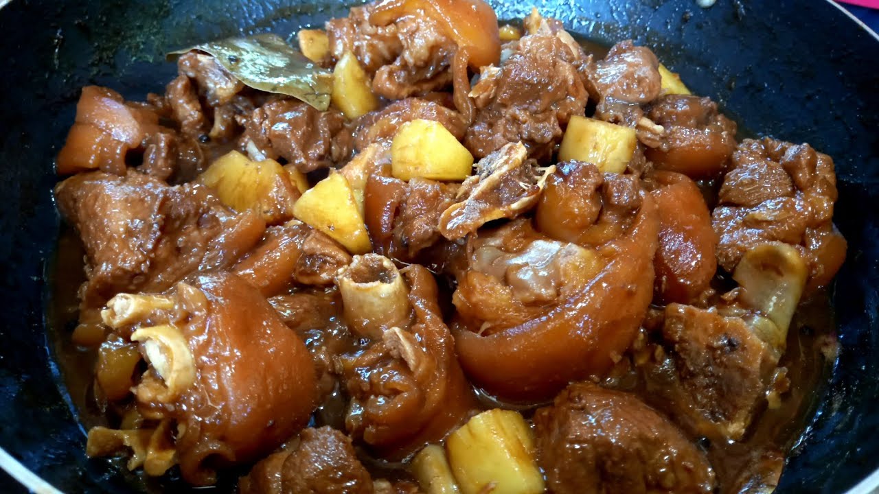 Cooking "PATA HAMONADO" at Unboxing balikbayan box fr. Australia - YouTube