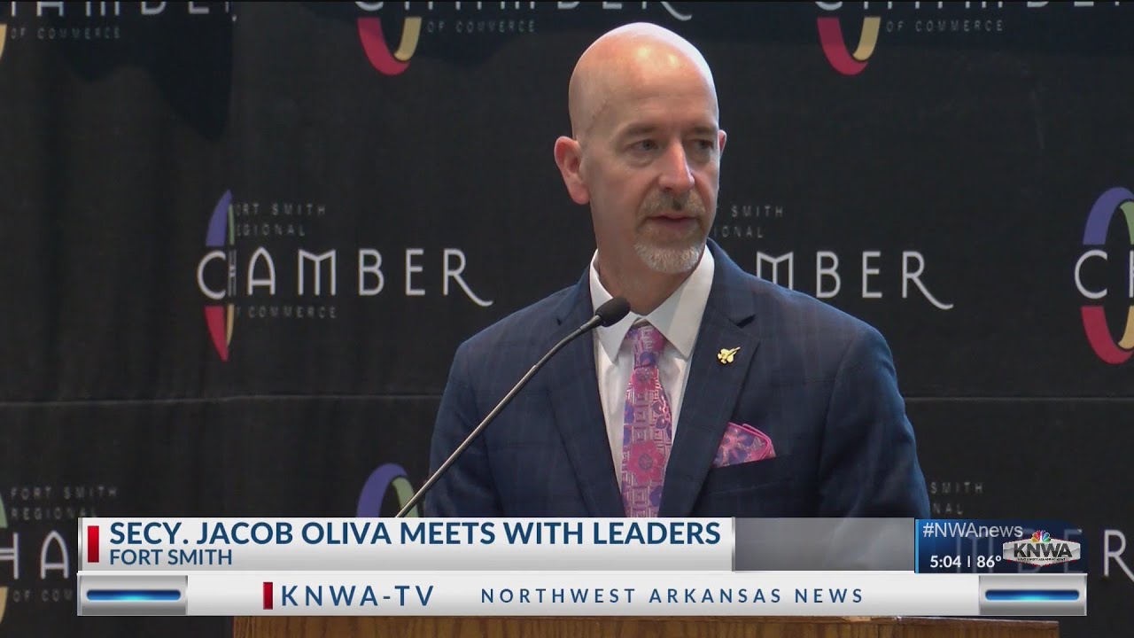 Arkansas Secretary of Education Jacob Oliva meets with leaders in Fort ...