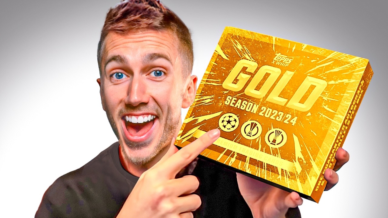 I OPENED A GOLD FOOTBALL BOX! - YouTube