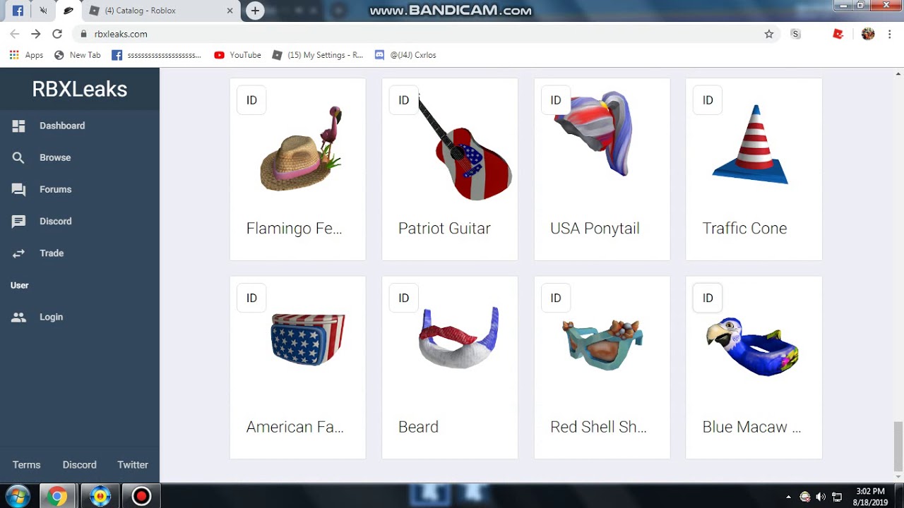 Non roblox creations and unreleased items!! - YouTube