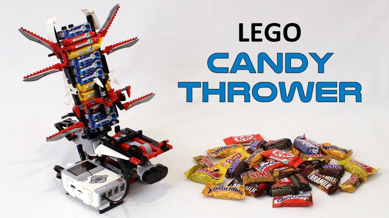 LEGO Candy Thrower - Halloween Robot 2016 - YouTube