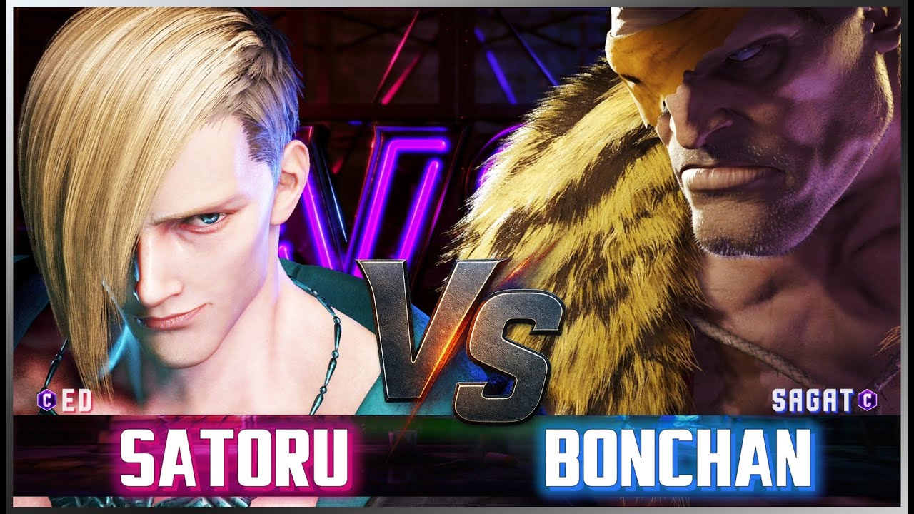 SF 6 ⚔ SATORU (ED) 🆚 BONCHAN (Sagat) ⚔ Master Level Gameplay - YouTube