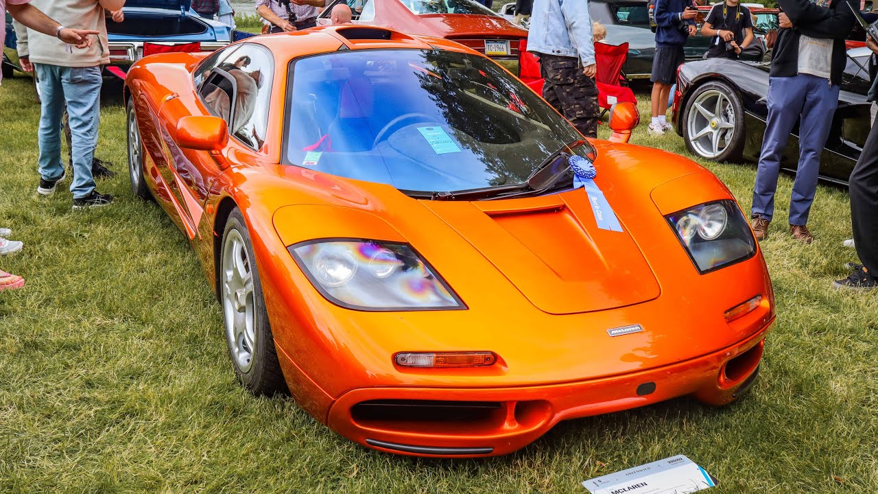 Greenwich Concours 2023 Supercar Class Highlights - YouTube