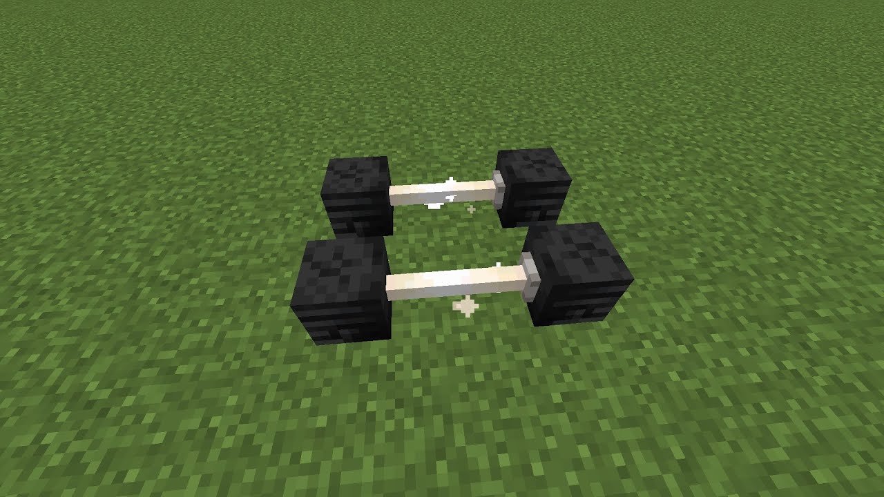 Minecraft:dumbell build hack - YouTube