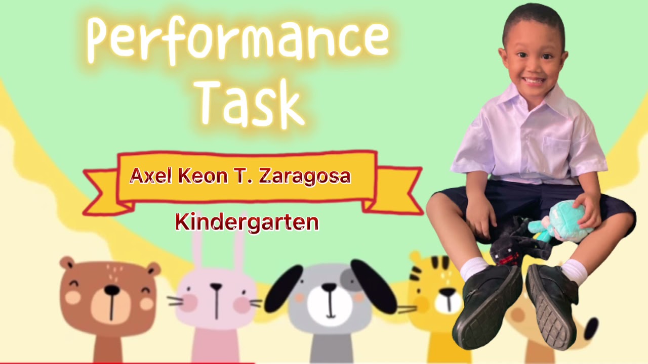Kindergarten Performance Task - YouTube